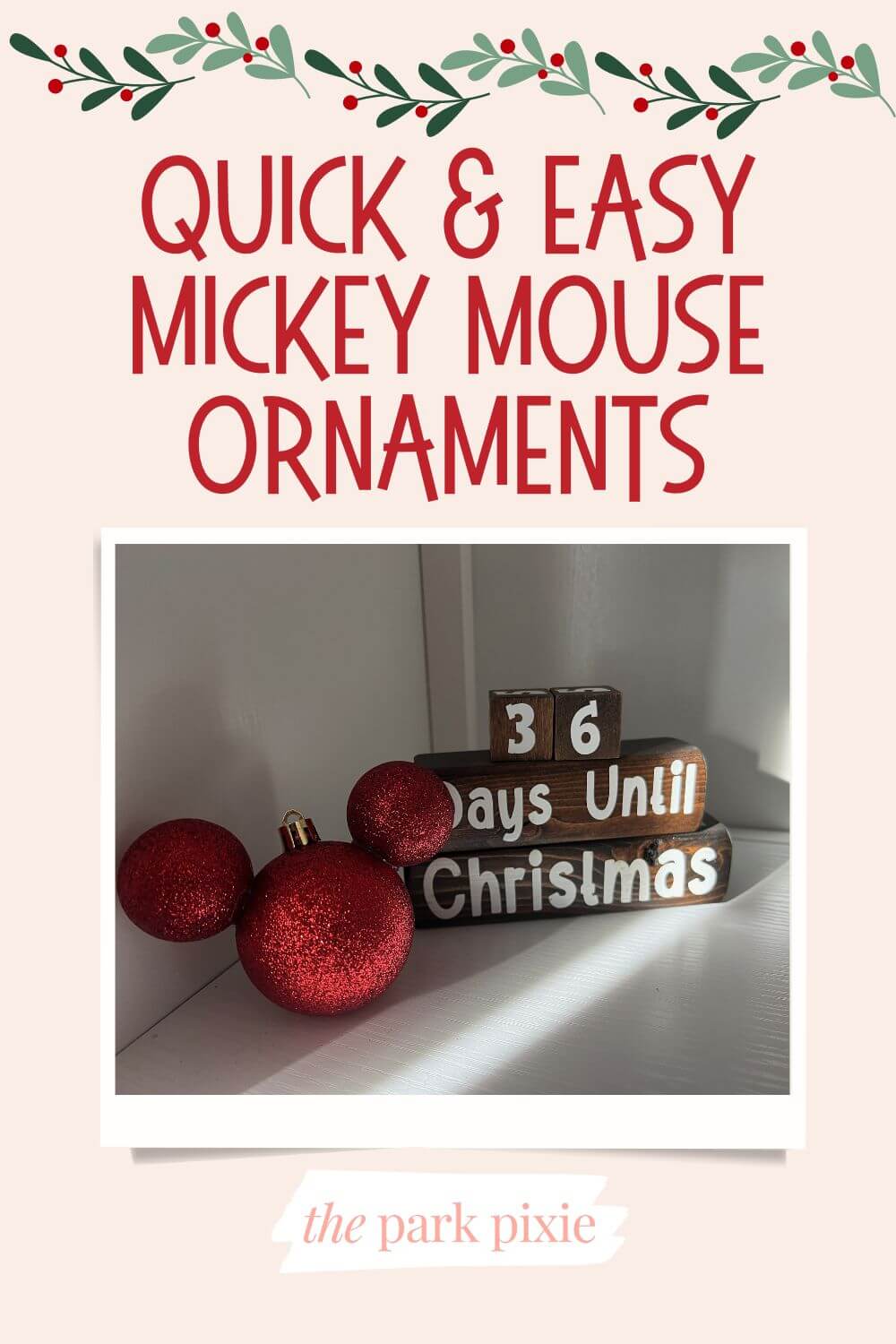 Disney DIY: Easy to Make Dollar Store Mickey Mouse Ornaments • The Park ...